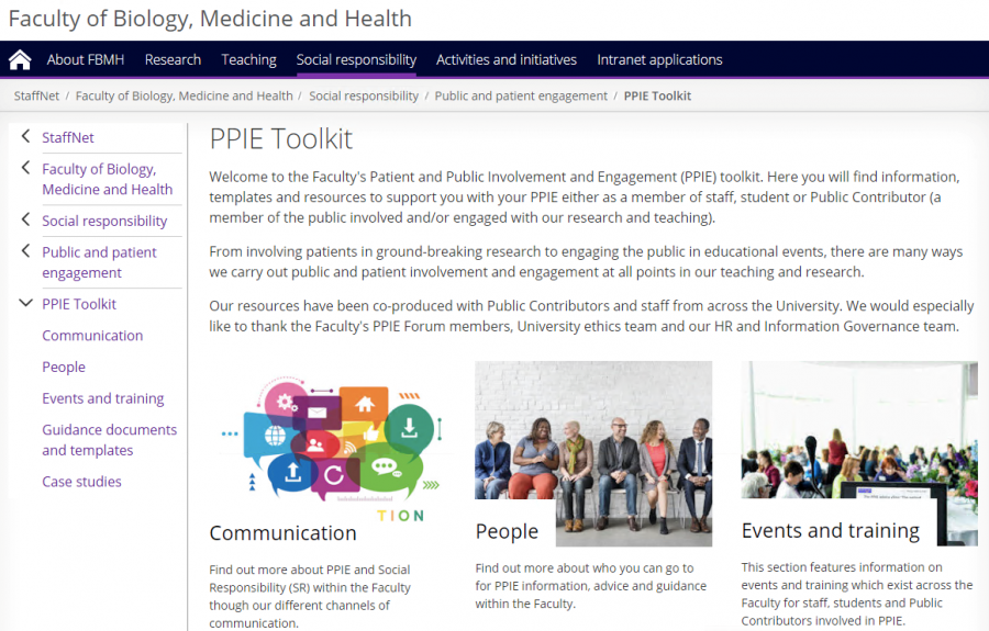 BMH Social Responsibility | We have launched a brand new PPIE Toolkit!