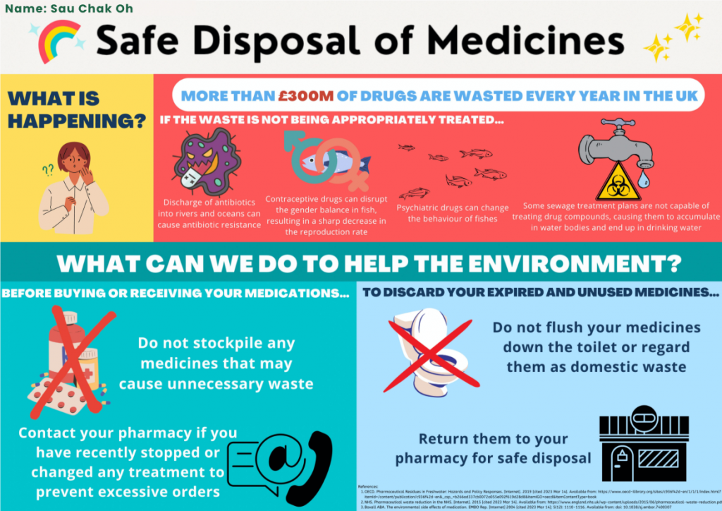 BMH Social Responsibility | Year 1 Pharmacy-Poster on Environmental ...
